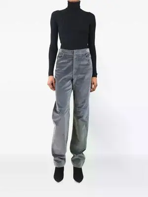WRONG GENERATION Cropped Velvet Trousers
