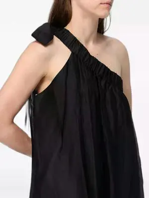 MEIMEIJ One-shoulder Pleated Maxi Dress