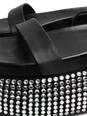 Simkhai Embellished Open Toe Platform Sandals