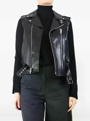 Saint Laurent Belted Biker Vest