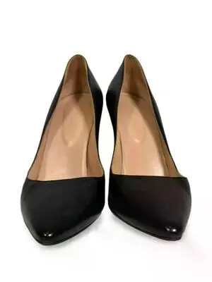SERGIO ROSSI Godiva Pointed-toe Pumps - Black