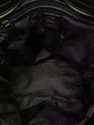 Burberry Tonal Check Nylon Tote Bag
