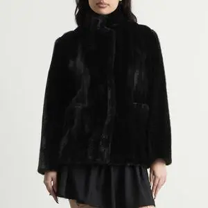 NOTHING WRITTEN Misha Faux Fur Jacket