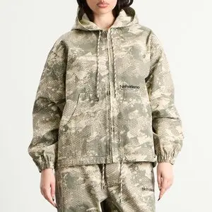 NO PROBLEMO Forest Ripstop Work Jacket With Camouflage Print