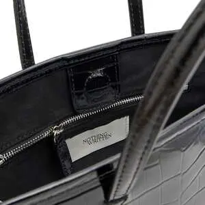 NOTHING WRITTEN Ain Croco Tote Bag