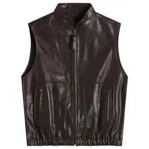 NOTHING WRITTEN Heritage Leather Vest