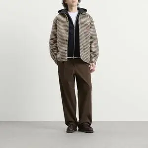 Drole De Monsieur Check Overshirt With Slogan