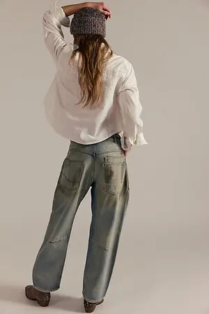 We The Free Moxie Pull-on Barrel Jeans