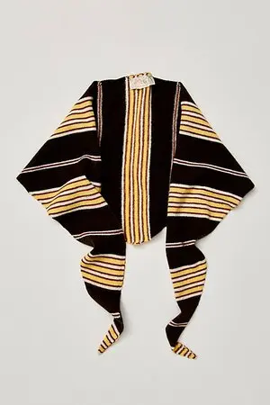 Free People Rugby Triangle Scarf At - Coffee Bean