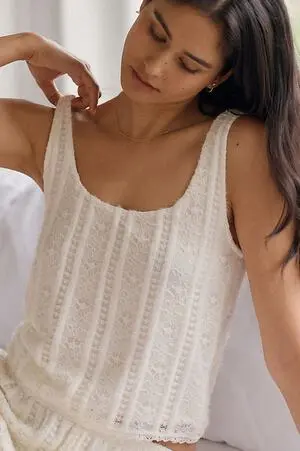Z Supply Ella Lace Tank Top