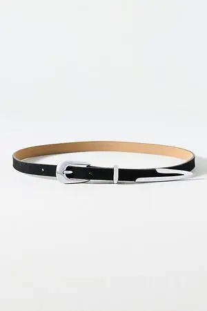 Ettika Modern Saddle Belt - Black