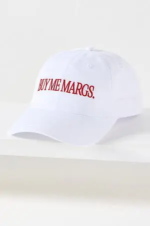 MOTEL MARGARITA Buy Me Margs Dad Cap - White