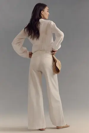 Ag Caden Wide-leg Pants - Powder