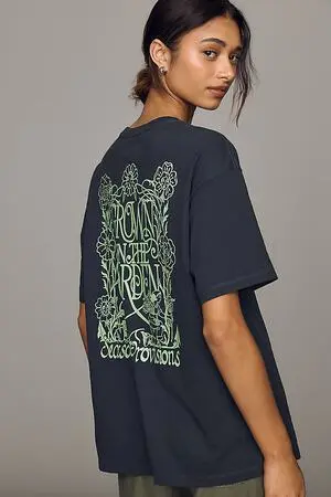 DAMSON MADDER Grown In The Garden Cotton T-shirt