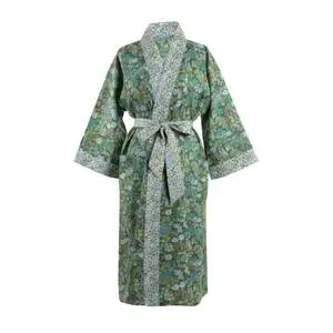 LIME TREE DESIGN Long Kimono Robe Ciara Made With Liberty Fabric