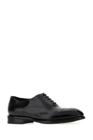 Santoni Leather Laafe Lace-up Shoes