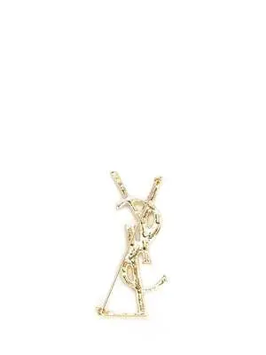 Saint Laurent Cassandre Crocodile Brooch