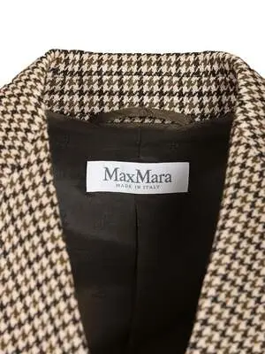 Max Mara Double-breasted Houndstooth Blazer - Multicolor