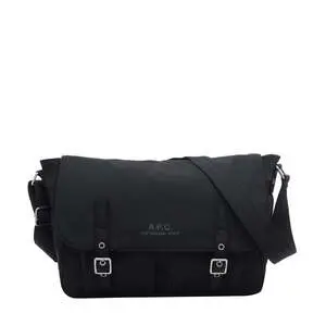 A.p.c. Archive Messenger Bag - Black