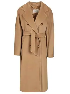 MAX MARA Max Mara Madame Double-Breasted Wool And Cashmere Coat
