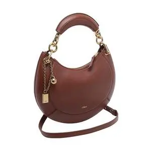 Chloé Lamb Leather Banana Handbag - Brown