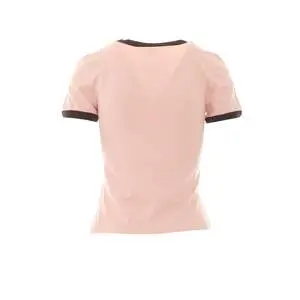 Chloé Logo Tropical Print T-shirt - Pink
