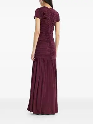 ROTATE BY BIRGER CHRISTENSEN Long Gathered Dress - Multicolor