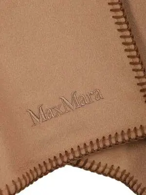 Max Mara Double-drap Pure Wool Cape With Leather Belt - Cream