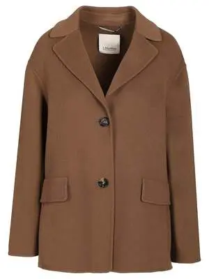 Max Mara Double-breasted Pure Wool Jacket - Brown