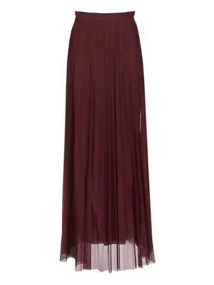 FORTE_FORTE Elegant Pleated Skirt - Multicolor
