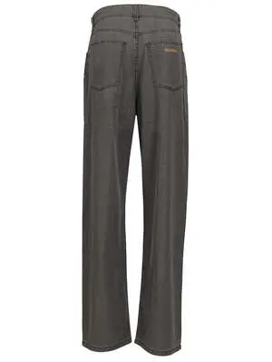 Miu Miu Five-pocket Chambray Trousers