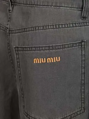 Miu Miu Five-pocket Chambray Trousers