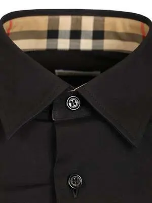Burberry Slim Fit Shirt In Stretch Cotton