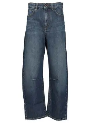 Max Mara Barrel-leg Jeans - Blue