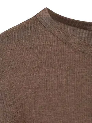 Max Mara Ribbed Silk And Lyocell Sweater - Cream