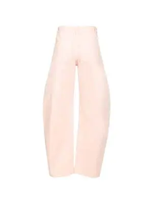 Alaïa Curved Dyed Denim Jeans