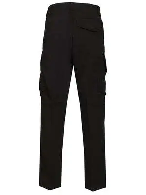 Stone Island Stretch Organic Cotton Twill Cargo Trousers