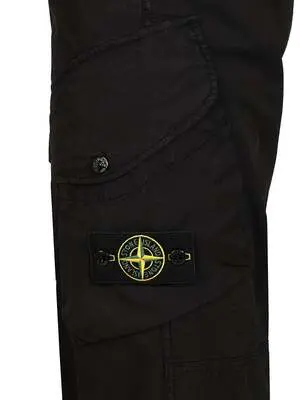 Stone Island Stretch Organic Cotton Twill Cargo Trousers