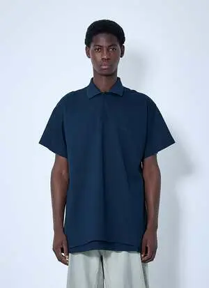 Balenciaga Interwined Polo Shirt - Blue