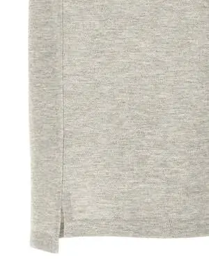 Saint Laurent Cassandre' Polo Shirt - Gray