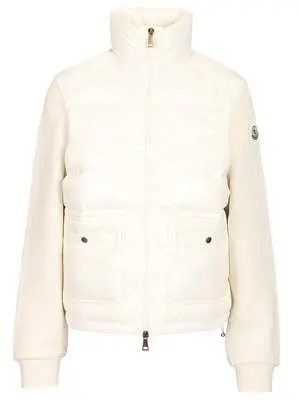 Moncler Zip-up Sweatshirt - White