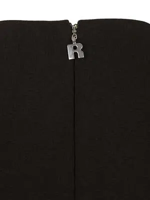 ROTATE BY BIRGER CHRISTENSEN Cap Sleeve Draped Maxi Dress - Black