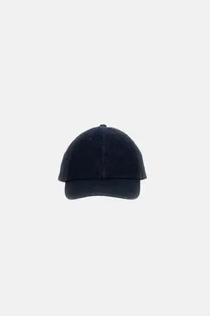 Stone Island Indigo Denim Baseball Cap - Blu