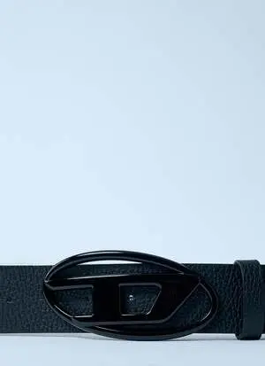 DIESEL® B-1dr Leather Belt - Black