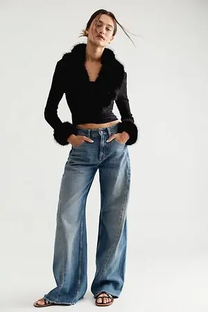 Free People Penny Lane Fur Bolero