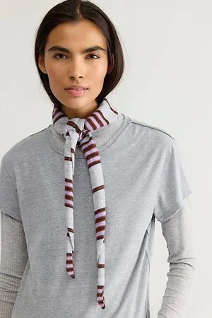 Free People Rugby Triangle Scarf - Heather Grey