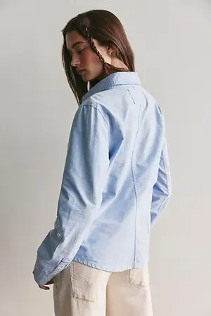 Free People We The Free Benny Slim Oxford Button-down Shirt