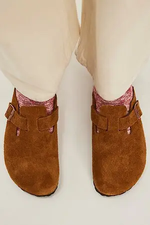 BIRKENSTOCK Boston Soft Footbed Clogs - Mink