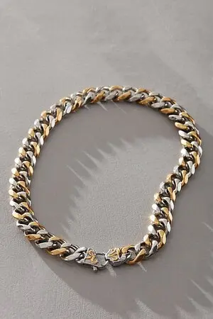 ATELIER CG Curb Chain Necklace - Mixed Metal