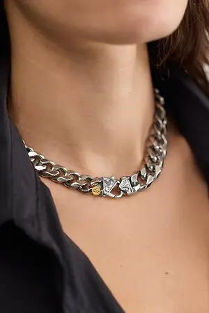 ATELIER CG Curb Chain Necklace - Silver